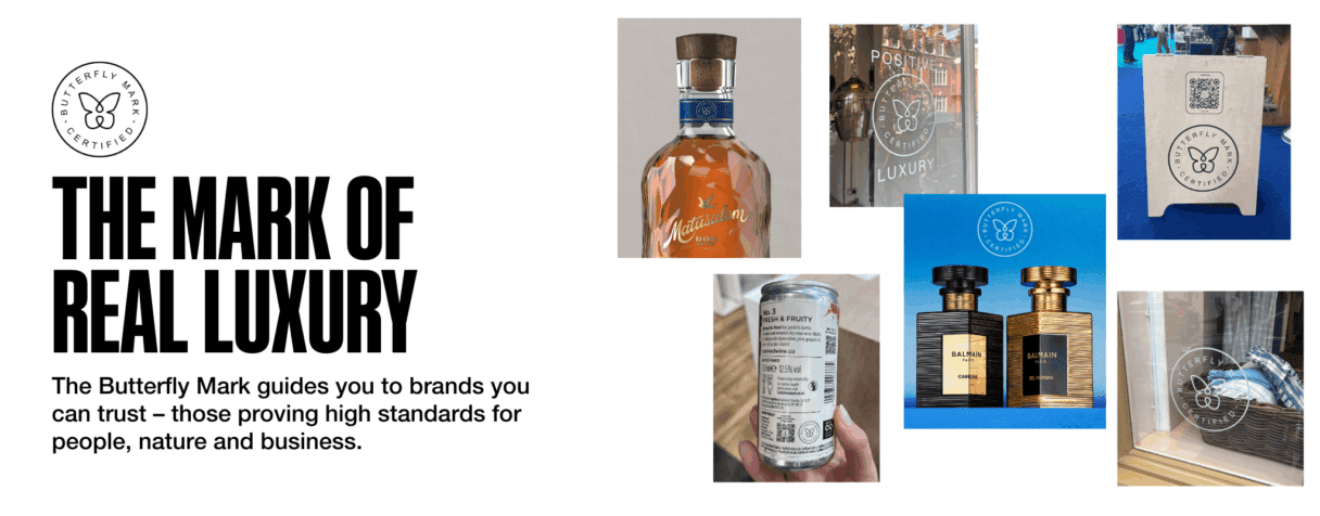 The Butterfly Mark - Sustainability Certification for Luxury Brands