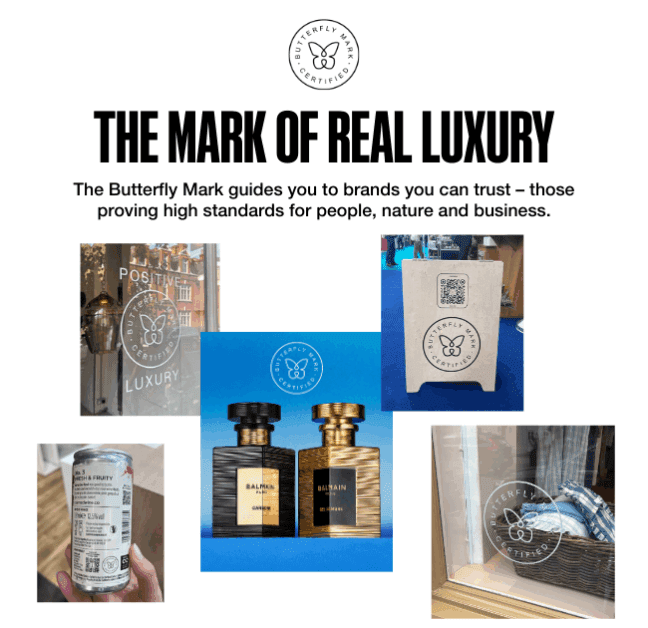 The Butterfly Mark - Sustainability Certification for Luxury Brands